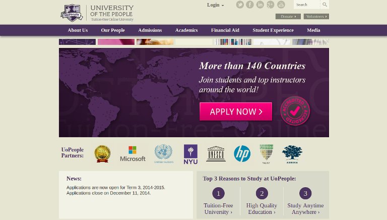 The tuition-free University - Olbios